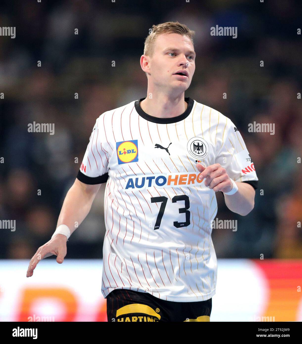 Munich, Deutschland. 05th Nov, 2023. firo : 05.11.2023, handball ...