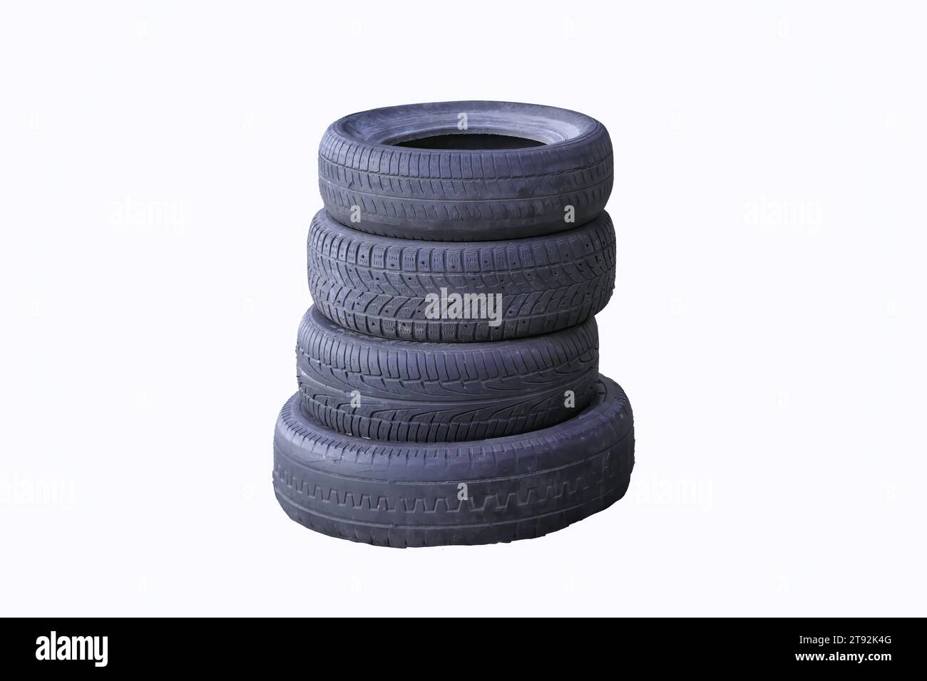 Old truck tires Cut Out Stock Images & Pictures - Alamy