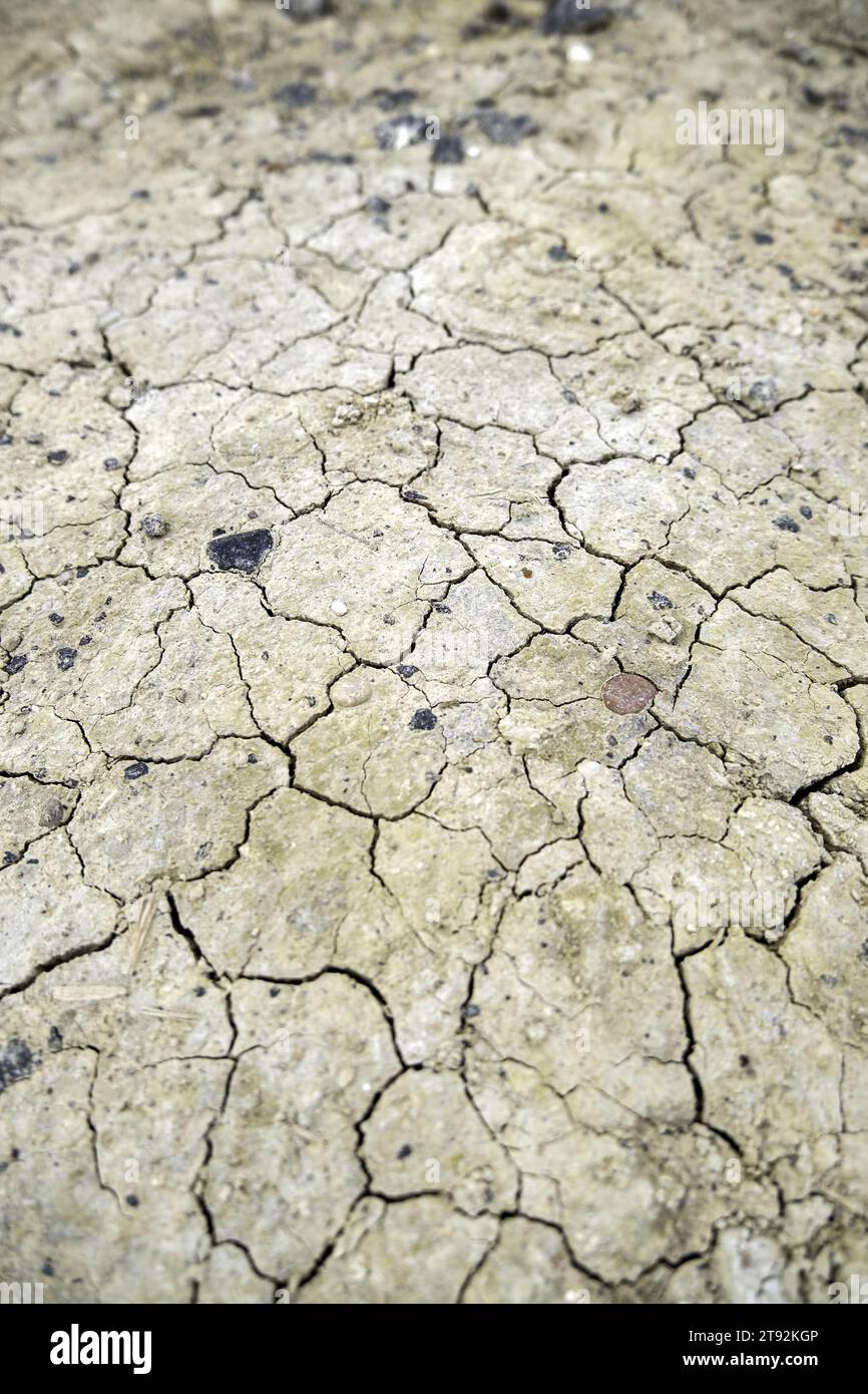 Detail of climate change and environmental destruction, natural ...