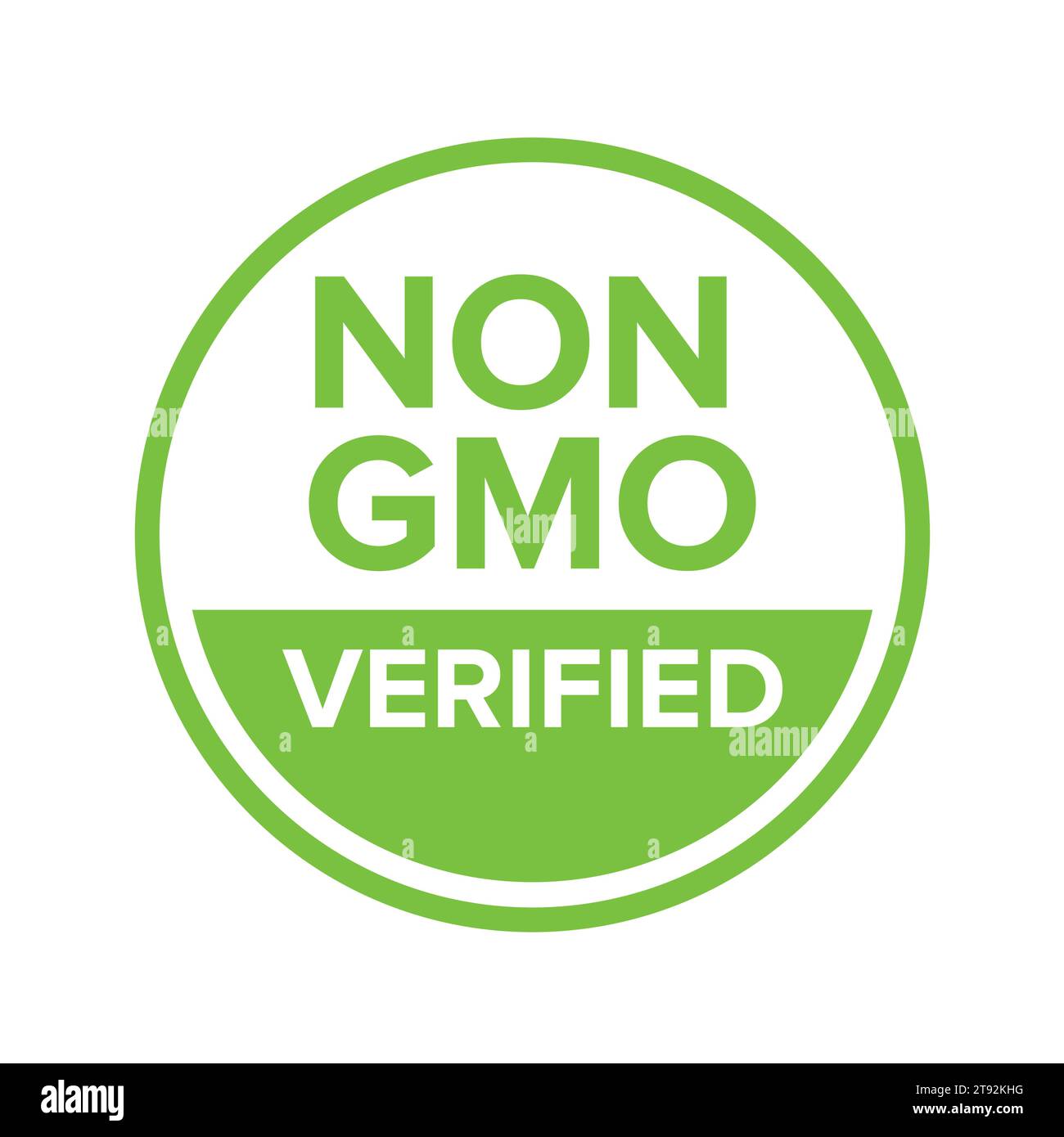 Genetically modified food label Stock Vector Images - Alamy