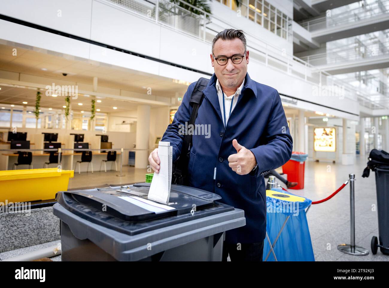 Netherlands. 22nd Nov, 2023. THE HAGUE - Richard de Mos of Belang van ...