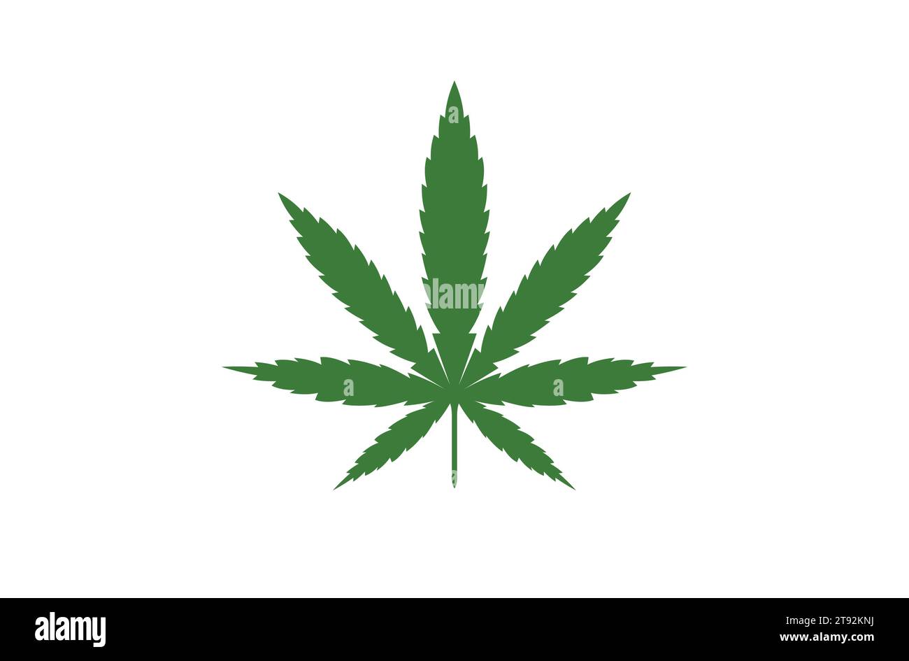 Cannabis leaf silhouette clipart hi-res stock photography and images - Alamy