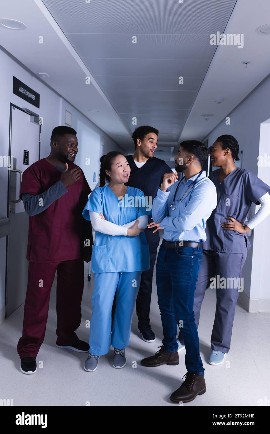 Diverse female doctors talking hi-res stock photography and images - Alamy