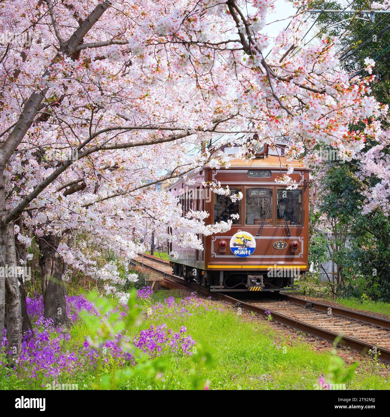 Keifuku electric railroad hi-res stock photography and images - Alamy
