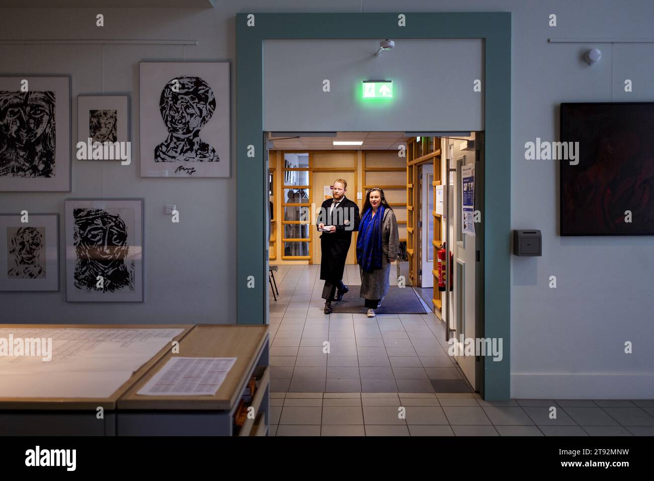 Netherlands. 22nd Nov, 2023. AMSTERDAM - JA21 candidate Annabel ...