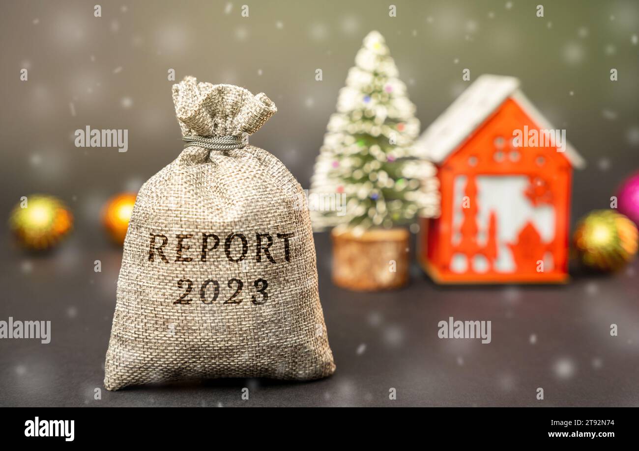 Report 2023 year concept. Business Financial Reporting Concept ...