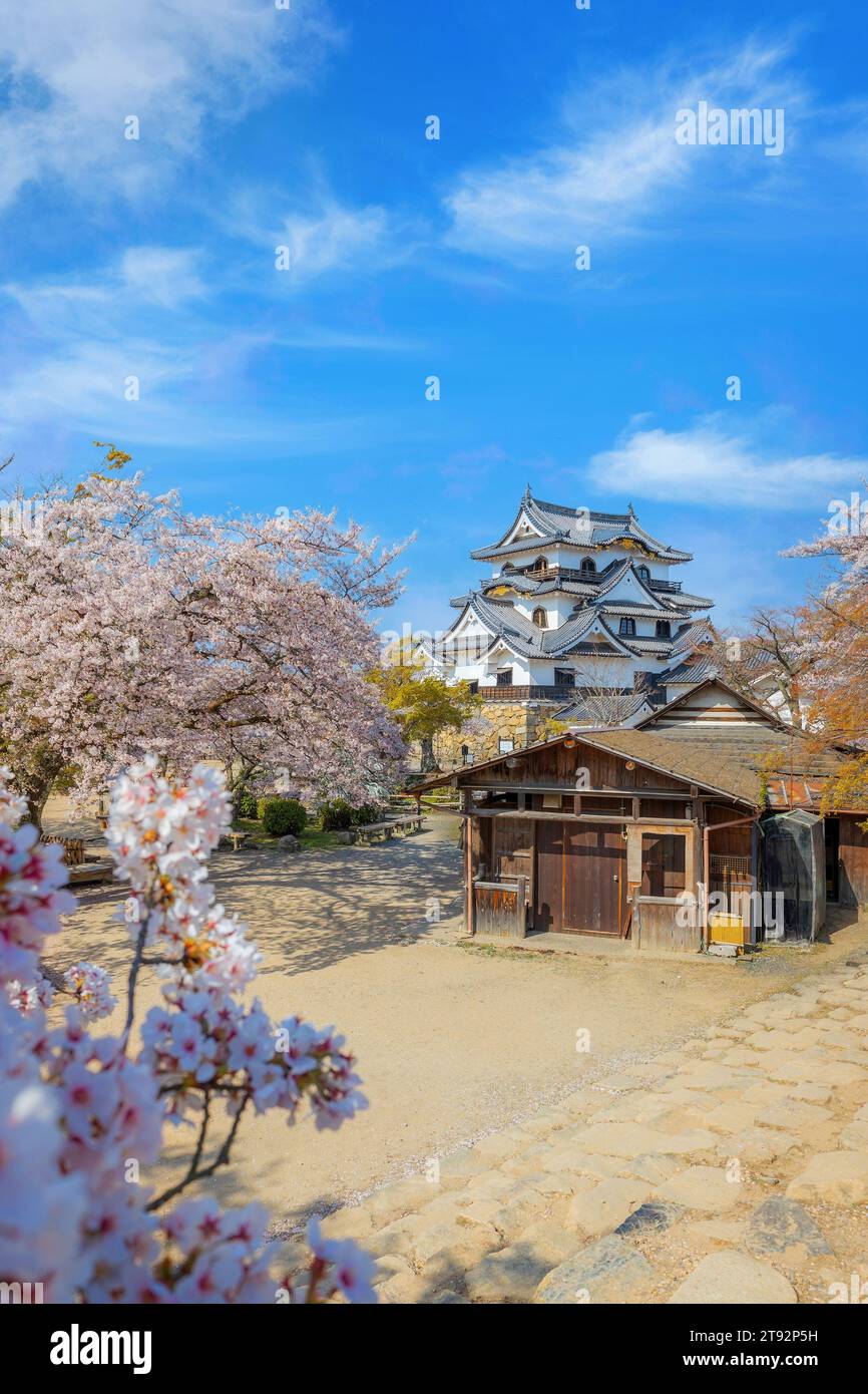 Shiga, Japan - April 3 2023: Hikone Castle completed in 1622, a ...