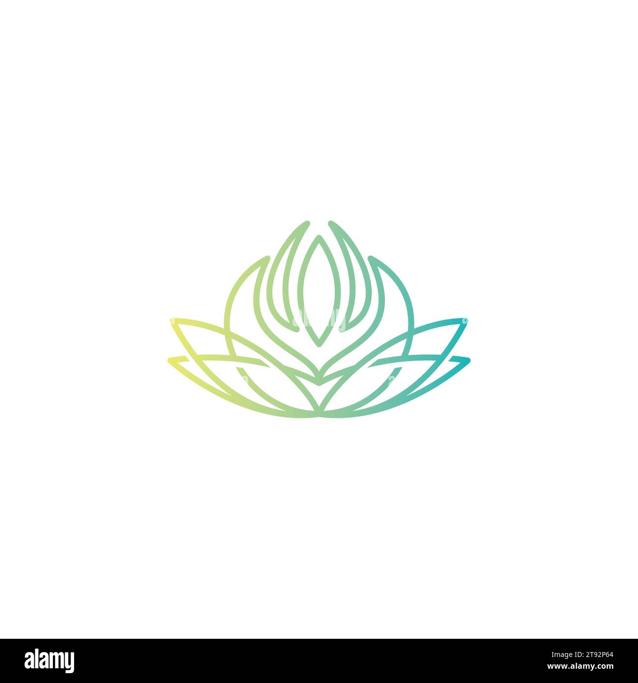 Lotus Flower Logo Simple. Lotus Line Logo Simple Stock Vector Image ...