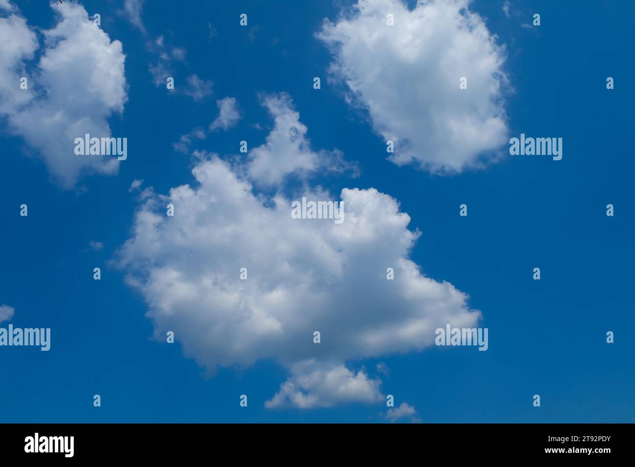 Blue sky background with tiny clouds. White clouds and blue sky. Clouds with background Stock ...