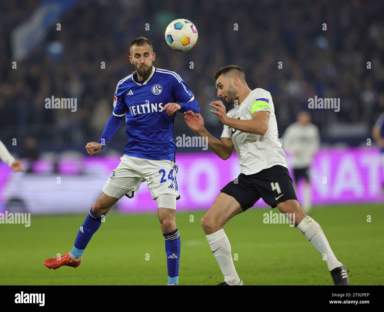 Gelsenkirchen, Deutschland. 10th Nov, 2023. firo: 10.11.2023, football ...