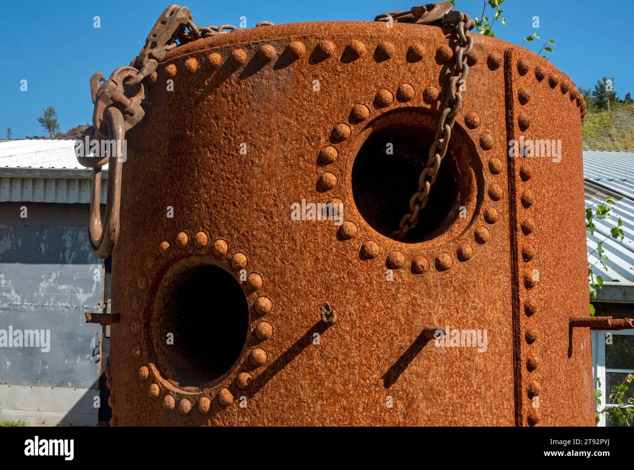 Cylindrical water tank hi-res stock photography and images - Alamy