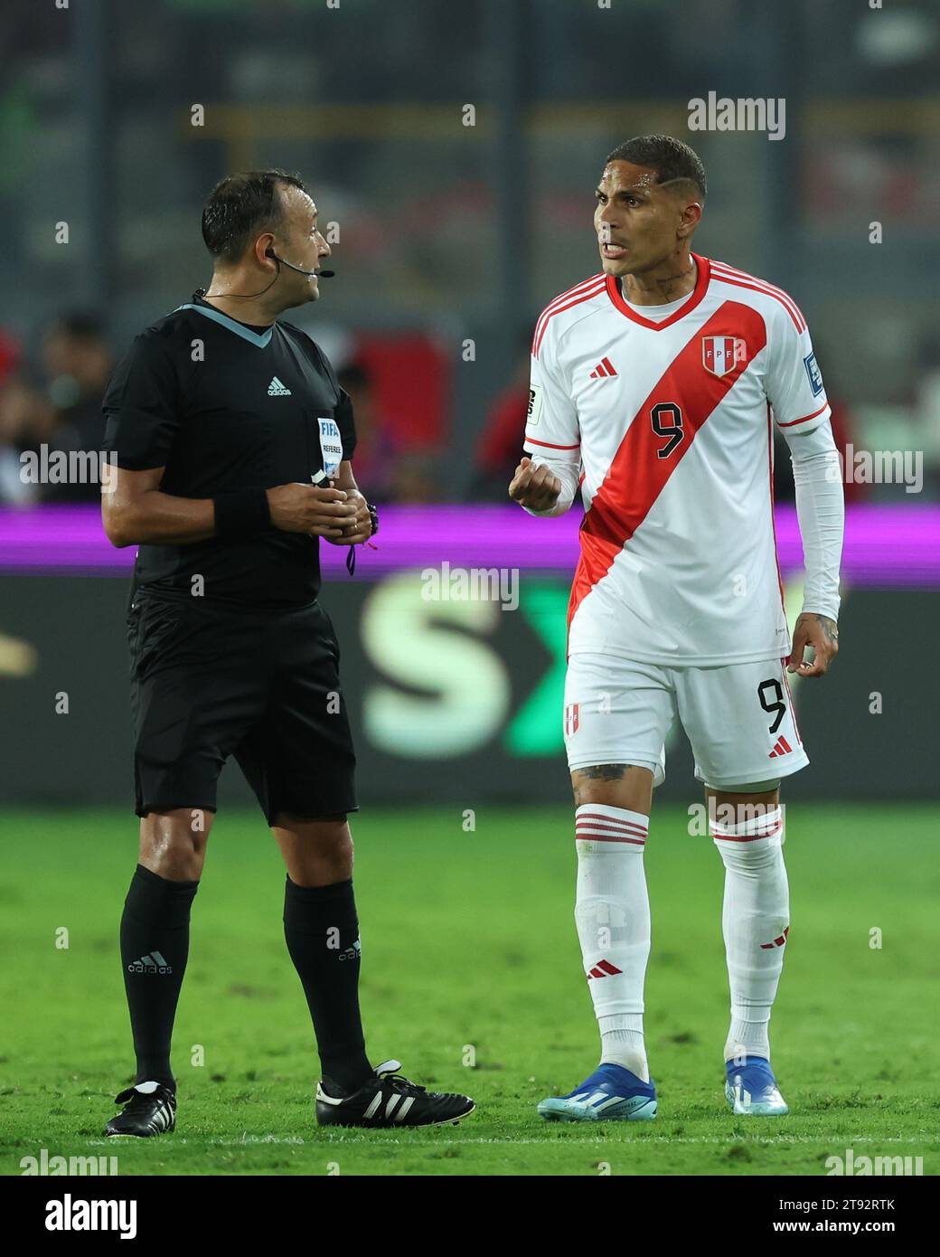 Lima, Peru. 21st Nov, 2023. Paolo Guerrero of Peru during the FIFA 2024 ...