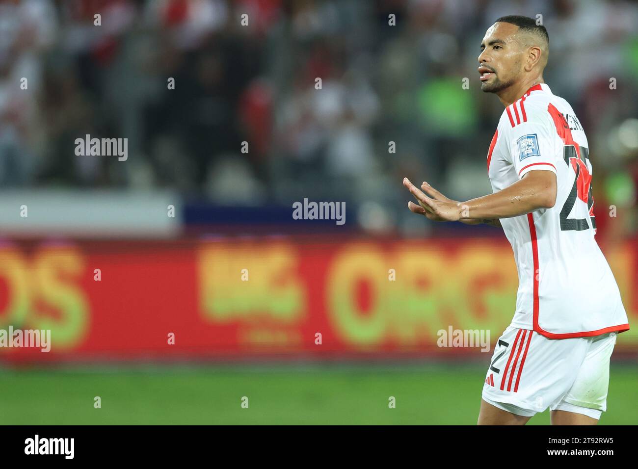 Lima, Peru. 21st Nov, 2023. Alexander Callens of Peru during the FIFA ...