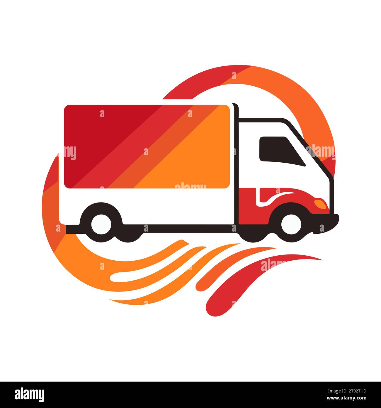 Moving van illustration hi-res stock photography and images - Alamy