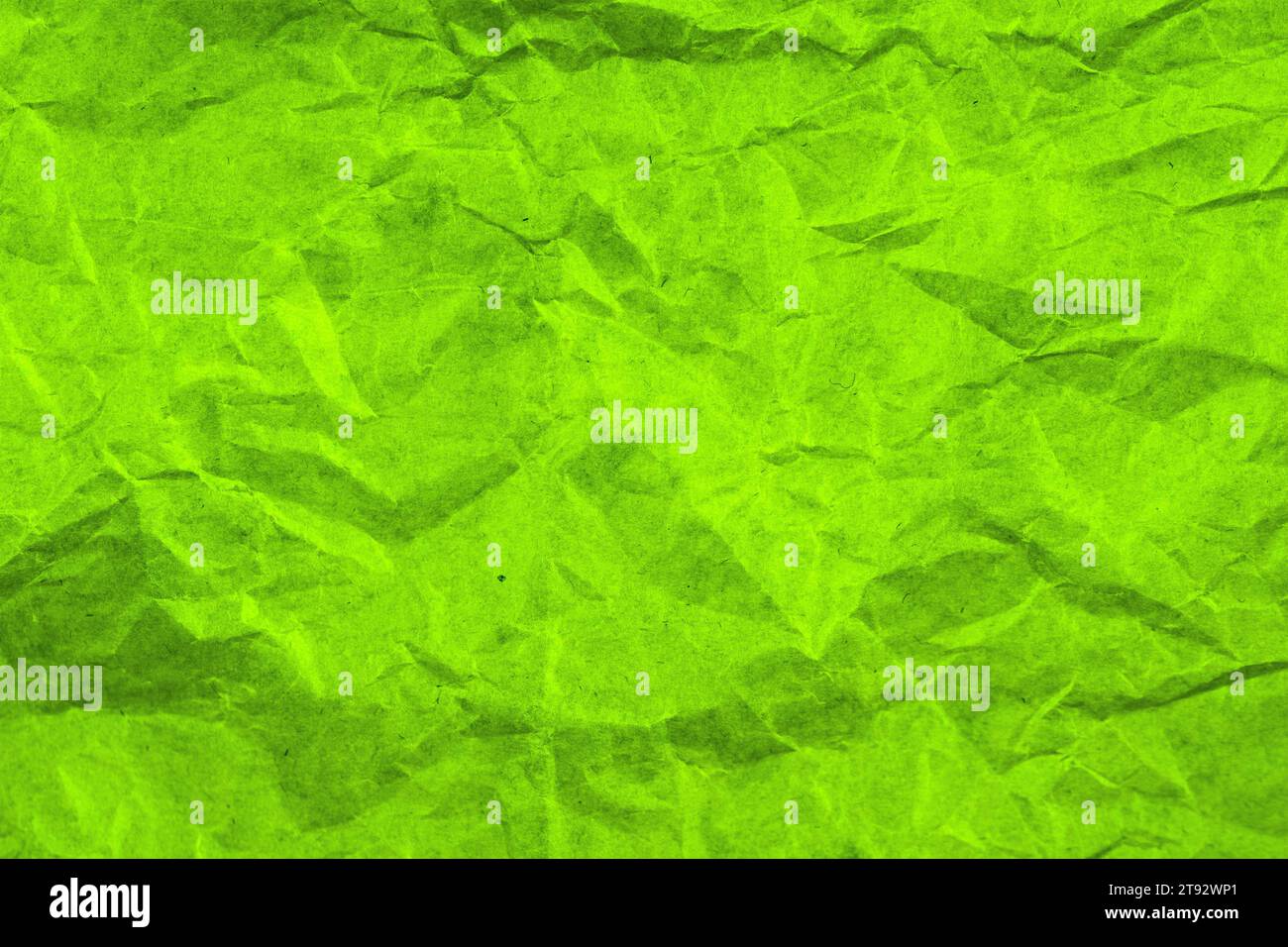 Green crumpled paper background. Copy space Stock Photo - Alamy