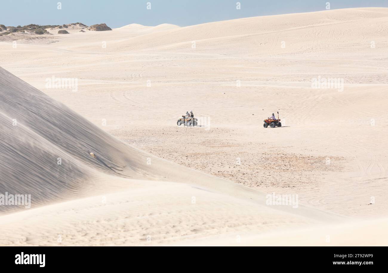 Lancelin sand dunes north of Perth City, Western Australia Stock Photo ...