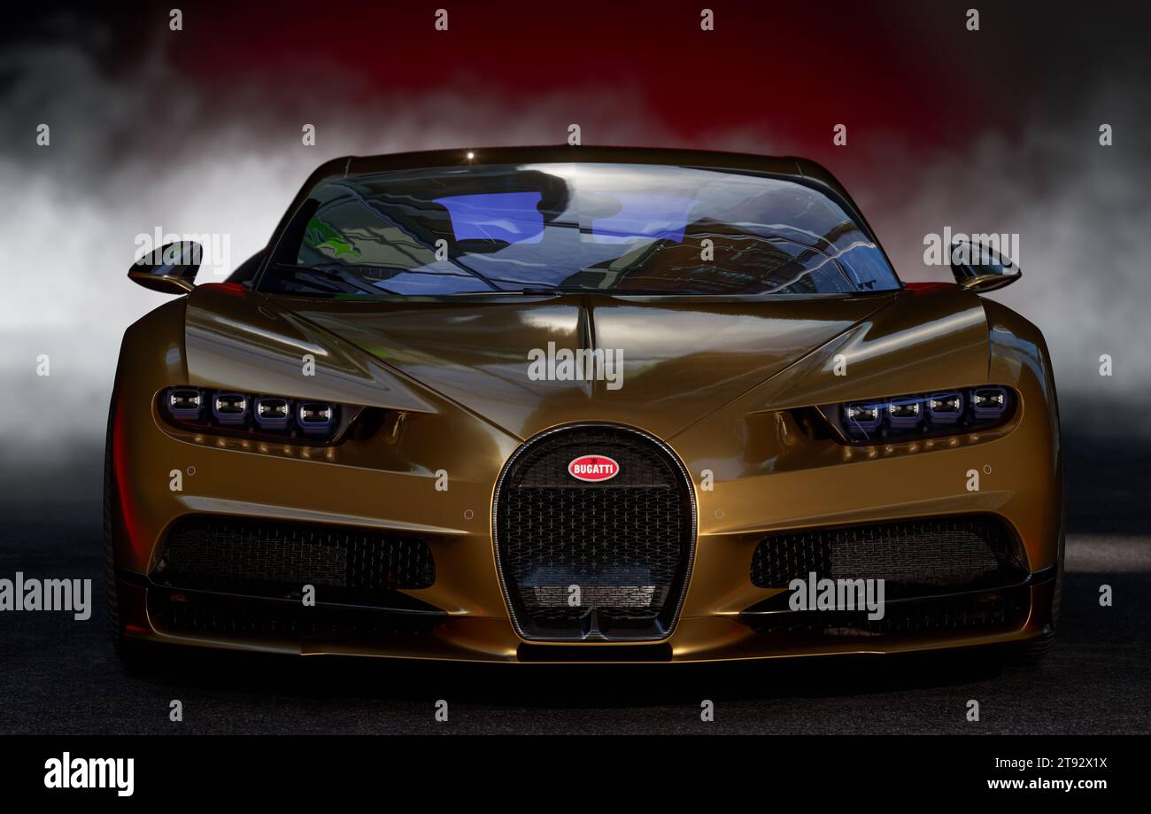 Real Gold Bugatti Chiron