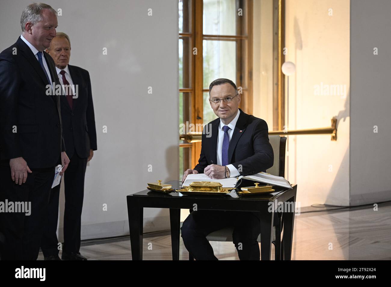 Prague, Czech Republic. 22nd Nov, 2023. Summit of presidents of the ...