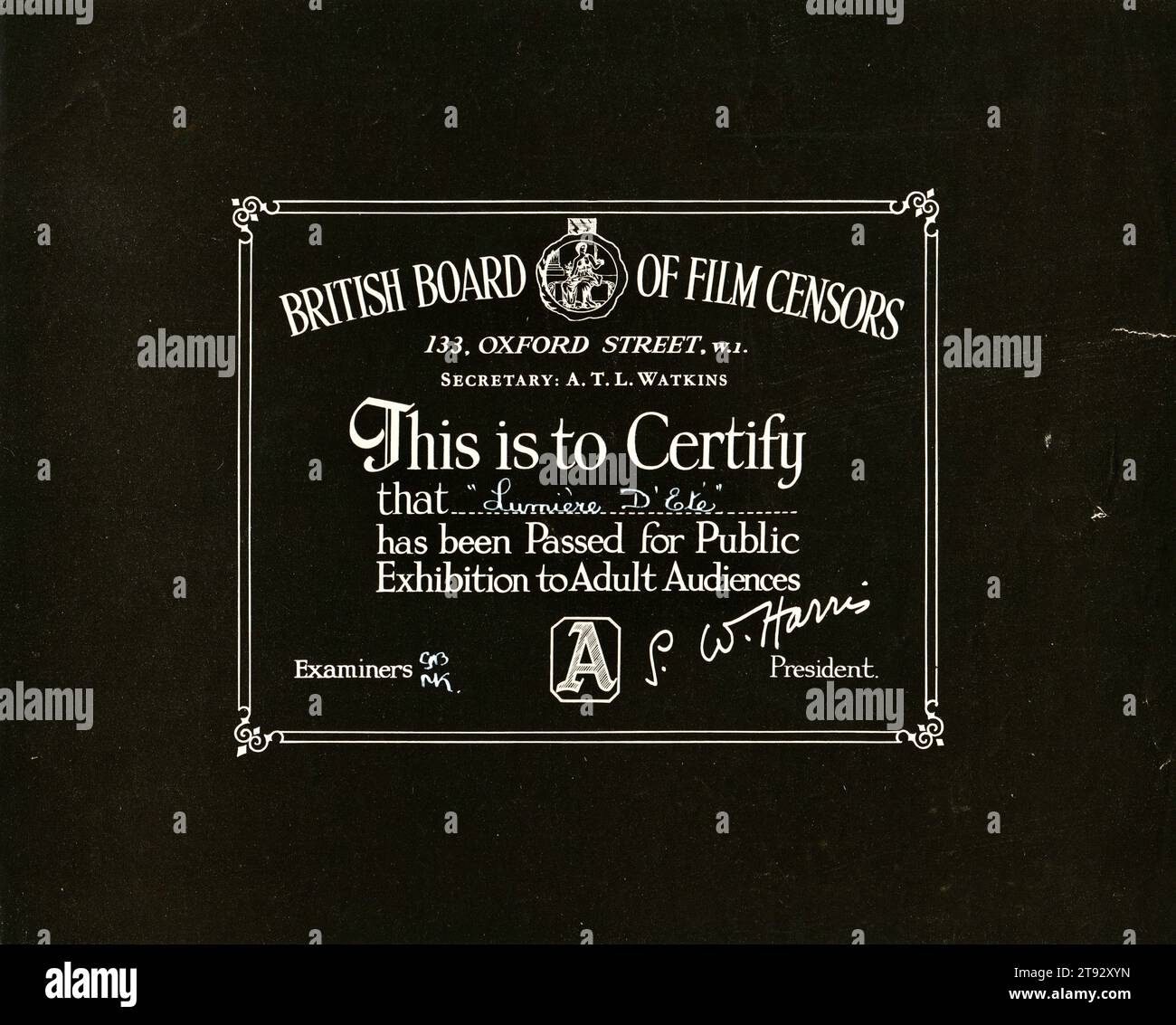 Censor board hi-res stock photography and images - Alamy