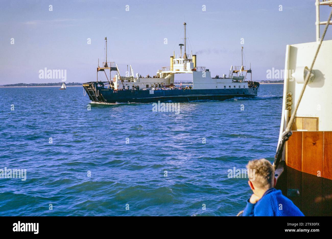 Isle of Wight car ferry between Portsmouth and Fishbourne, 'MV ...