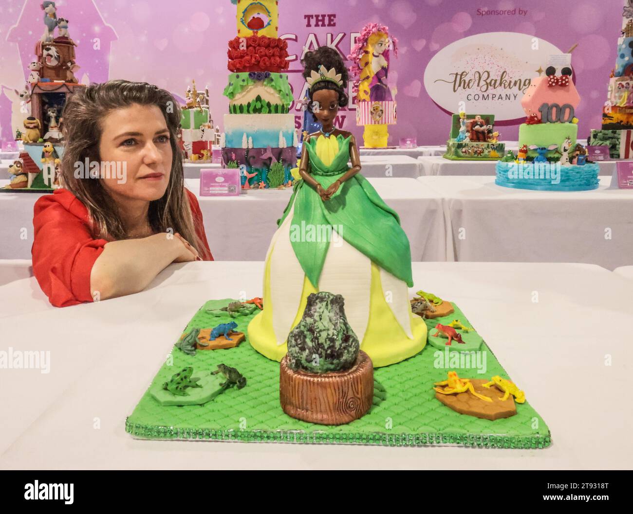 London, UK. 22nd Nov, 2023. London Olympia Cake and Bake show with this ...