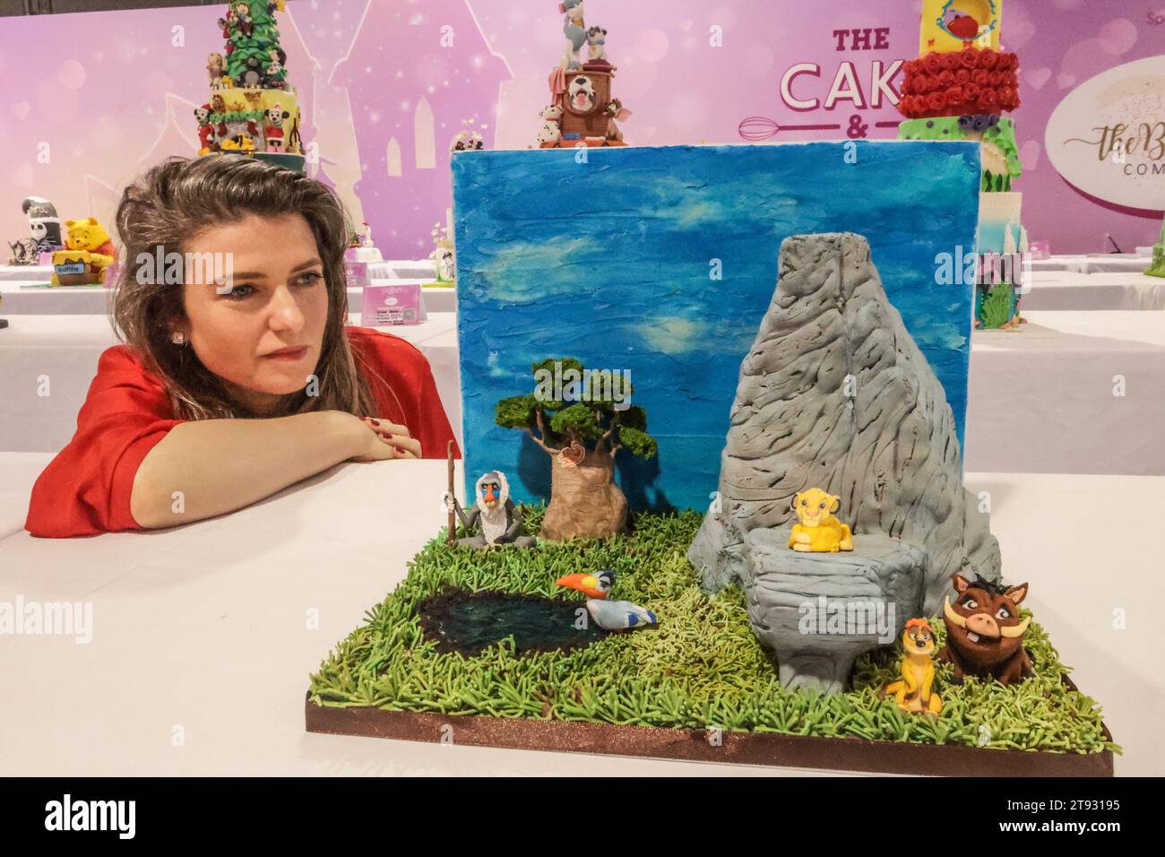 London, UK. 22nd Nov, 2023. London Olympia Cake and Bake show with this ...