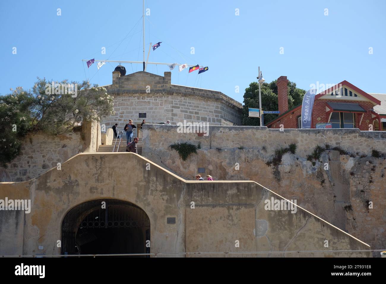 Fremantle, Western Australia, looking from High Street to the Convict ...
