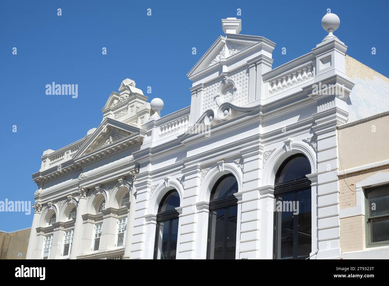 Hicks Building 81-83 HIGH ST Ornate Victorian pediments and arched ...