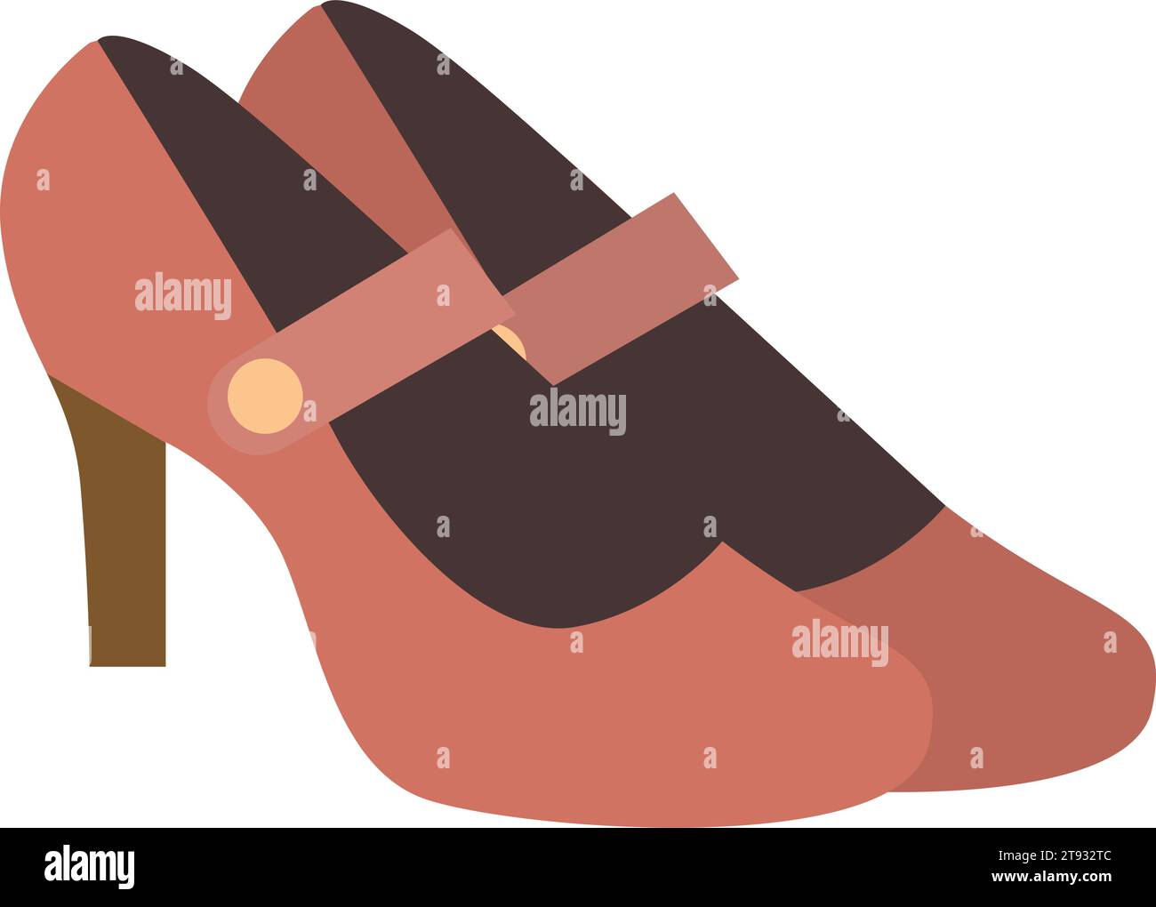 Female shoes vector fashion woman high heel icon Stock Vector Image ...