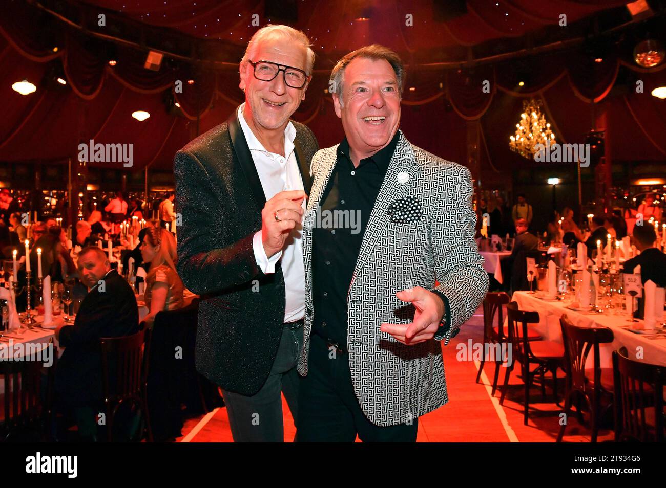 Patrick Lindner mit Lebenspartner Peter Schäfer bei der VIP-Premiere ...