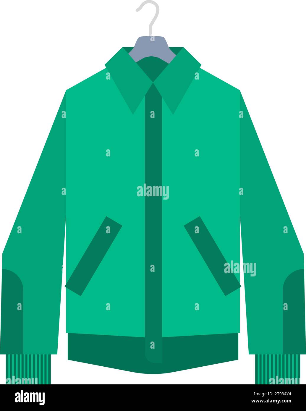 Man in casual denim jacket Stock Vector Images - Alamy