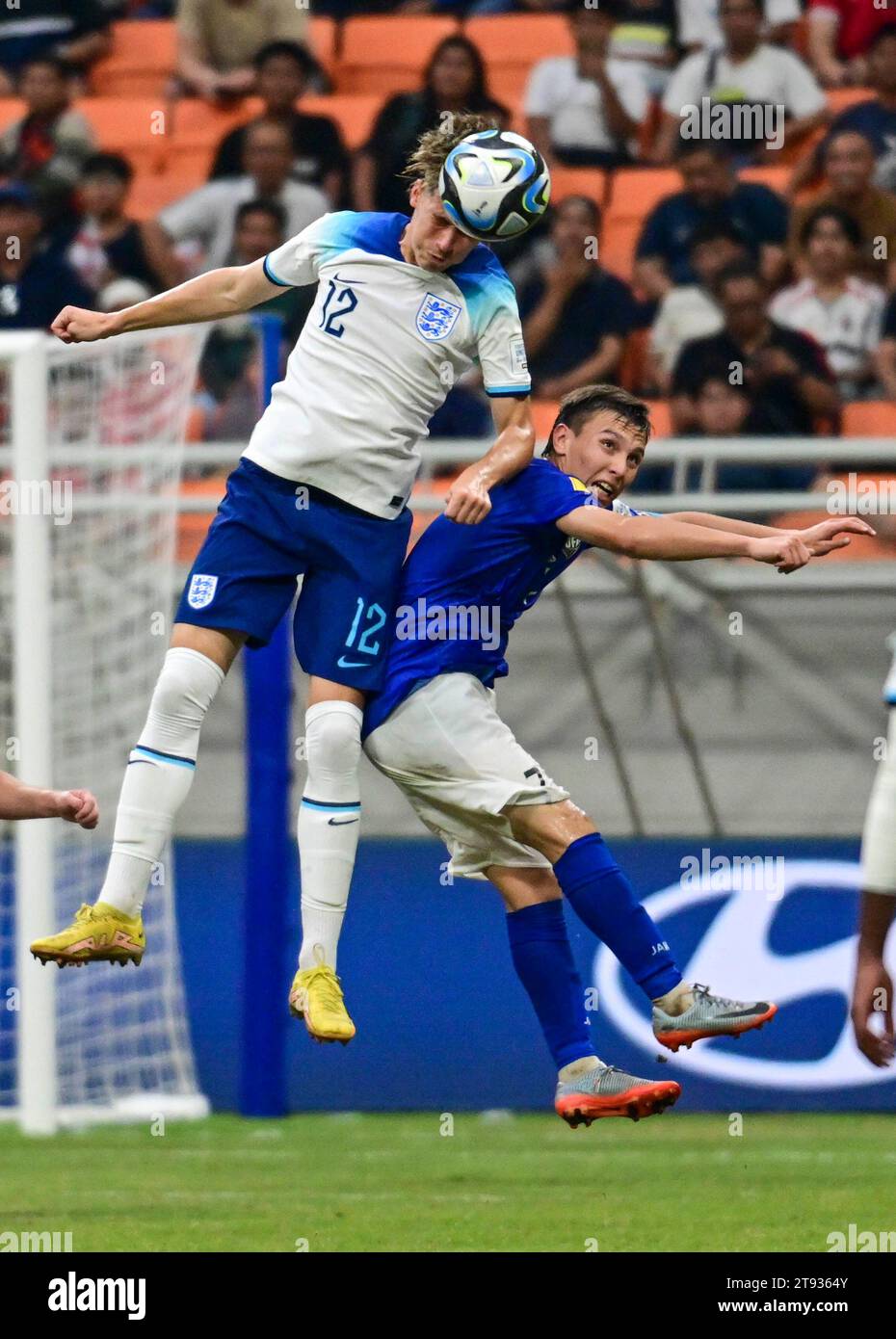 Jakarta, Indonesia. 22nd Nov, 2023. Harrison Murray-Campbell (L) of ...