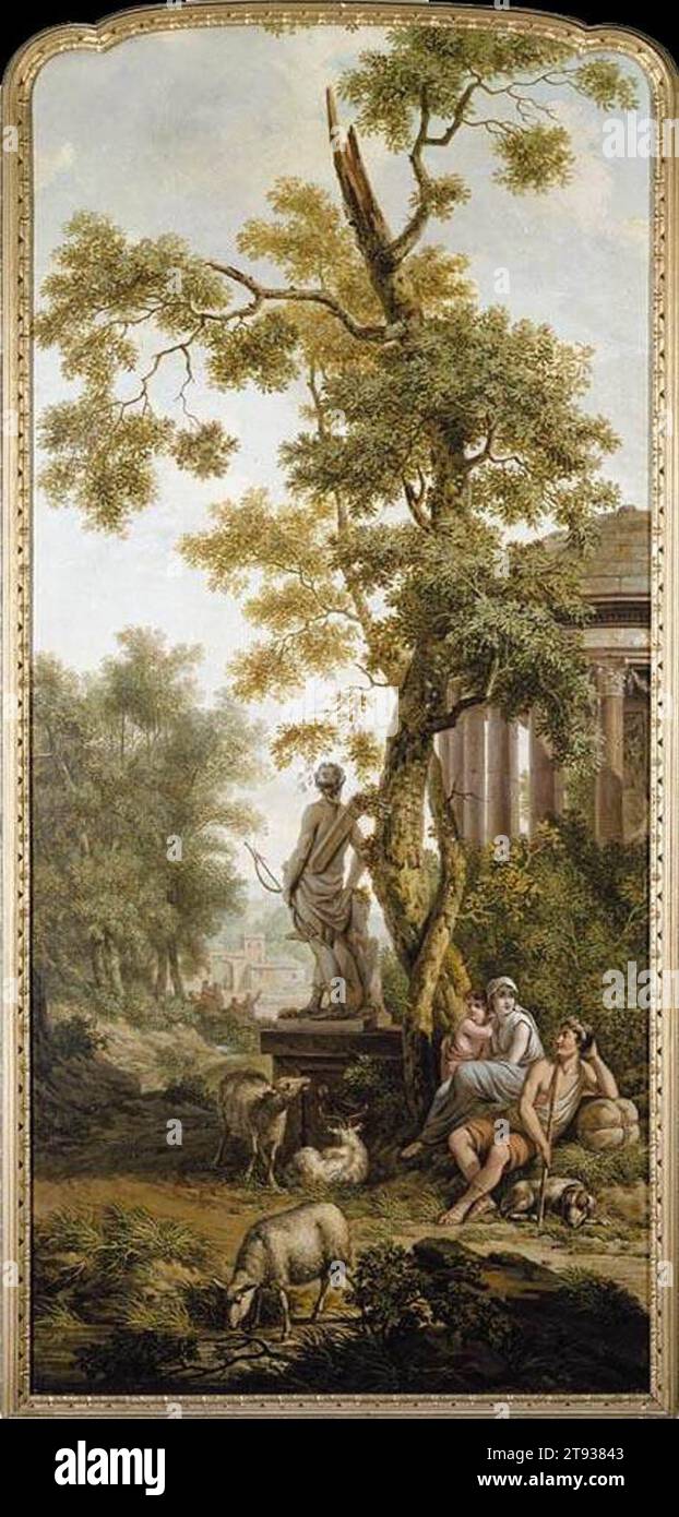 Arcadian Landscape 1780s by Jurriaan Andriessen Stock Photo - Alamy