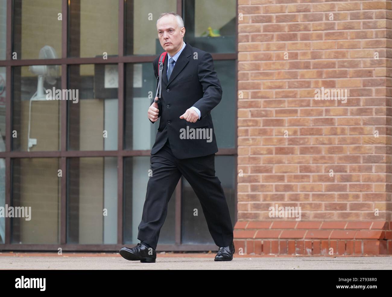 Derbyshire Constabulary PC Shaun Elliott leaves Derby Crown Court ...