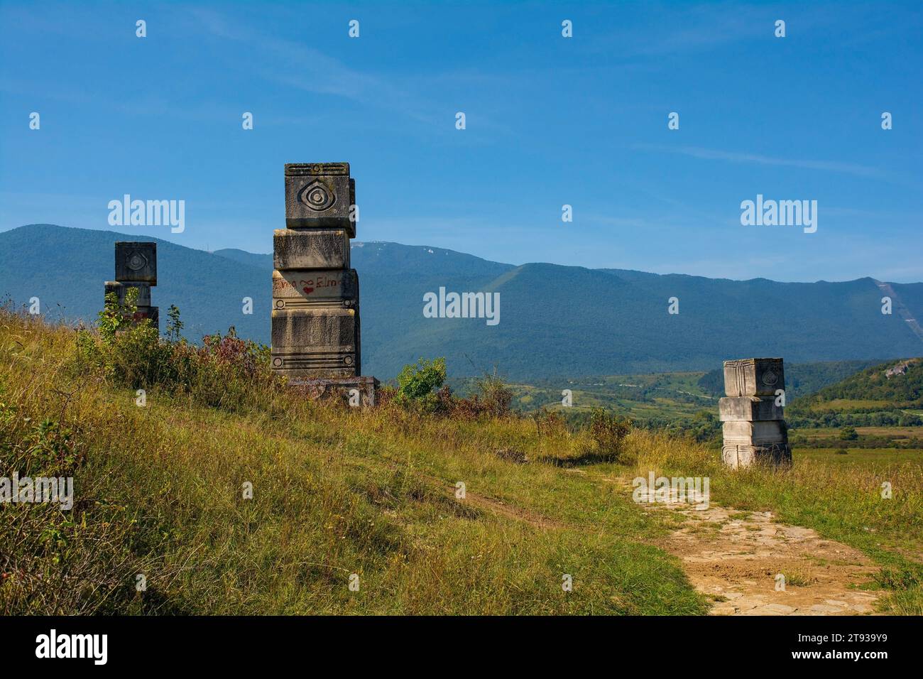 Bihac, Bosnia - 10th September 2023. The Garavice Memorial Park for the ...