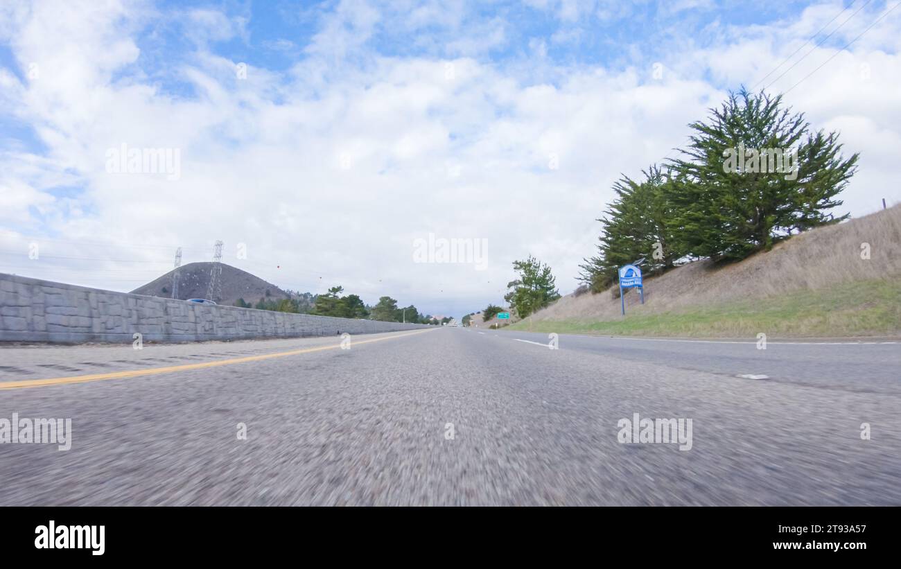 Highway 101 california pov hi-res stock photography and images - Alamy