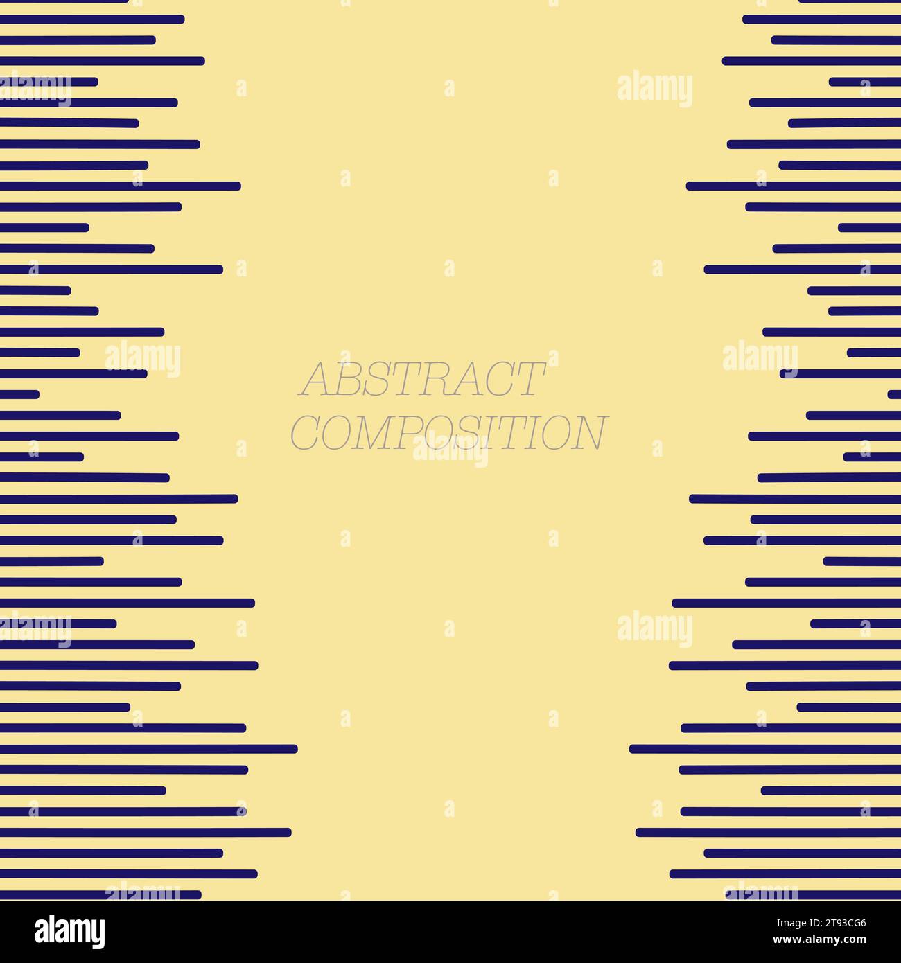 Abstract geometric patterns of parallel lines. Template for postcards ...