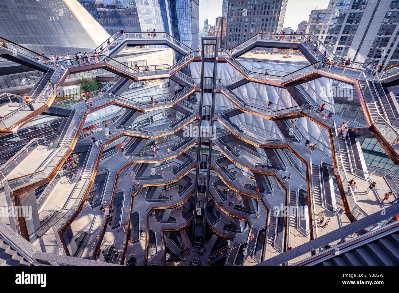 Construction hudson yards redevelopment hi-res stock photography and ...