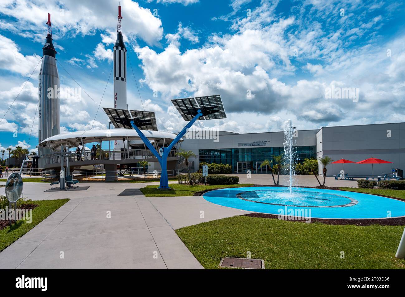 Cape Canaveral, Florida, USA - Rockets at the Kennedy Space center ...