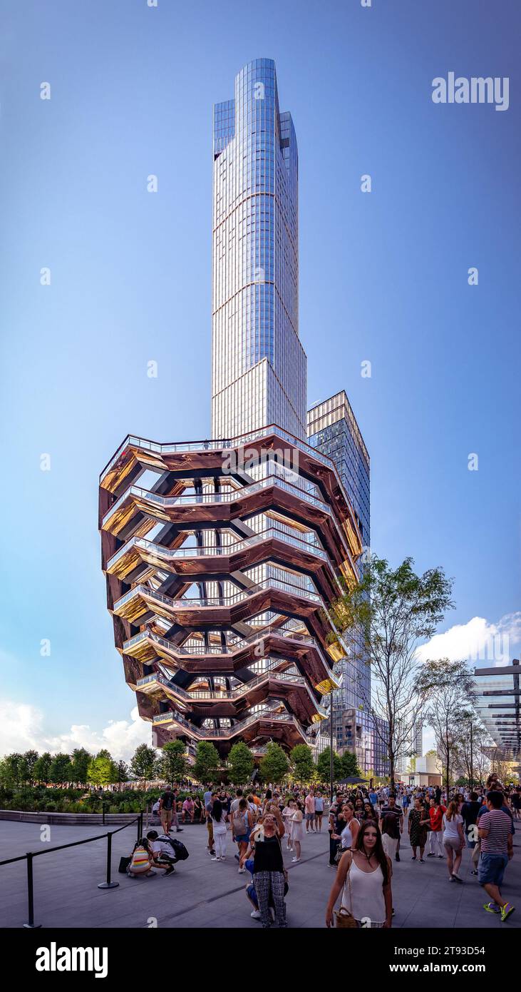 Construction hudson yards redevelopment hi-res stock photography and ...