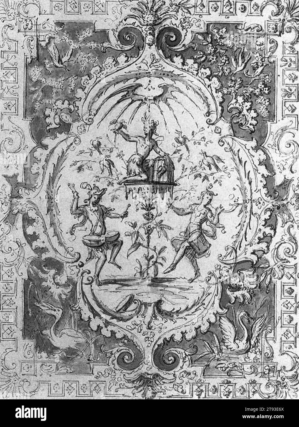 Arabesque c. 1704 by Claude Iii Audran Stock Photo - Alamy