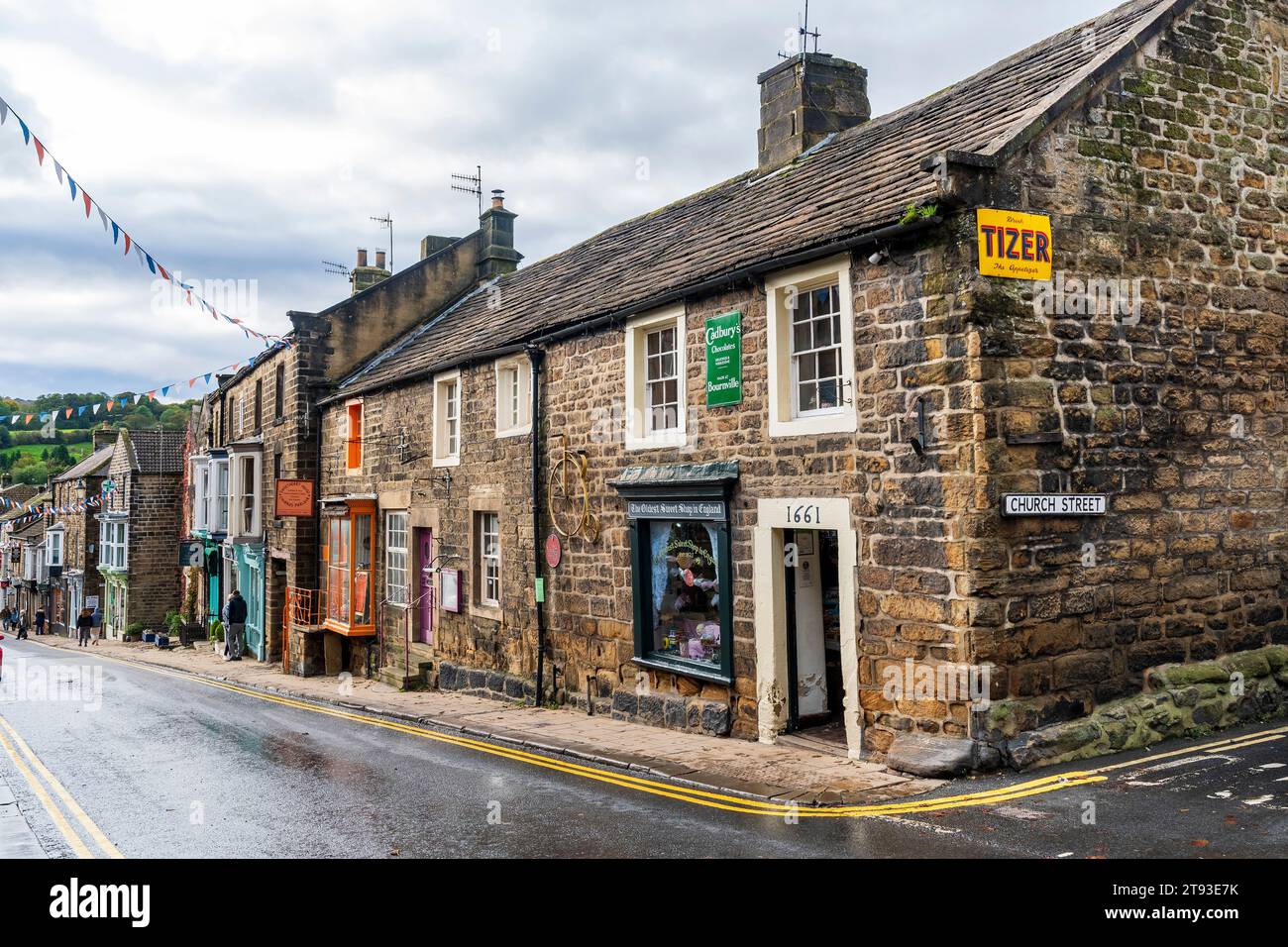 Oldest sweet shop in England at Pateley Bridge dating from 17th century ...