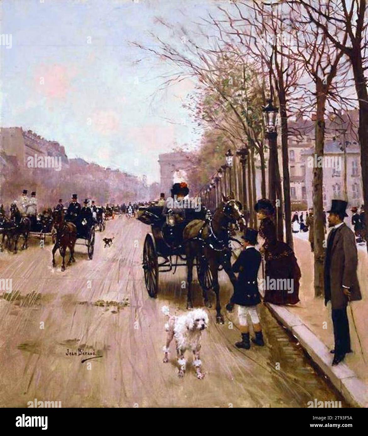 Jean beraud, champs elysees hi-res stock photography and images - Alamy