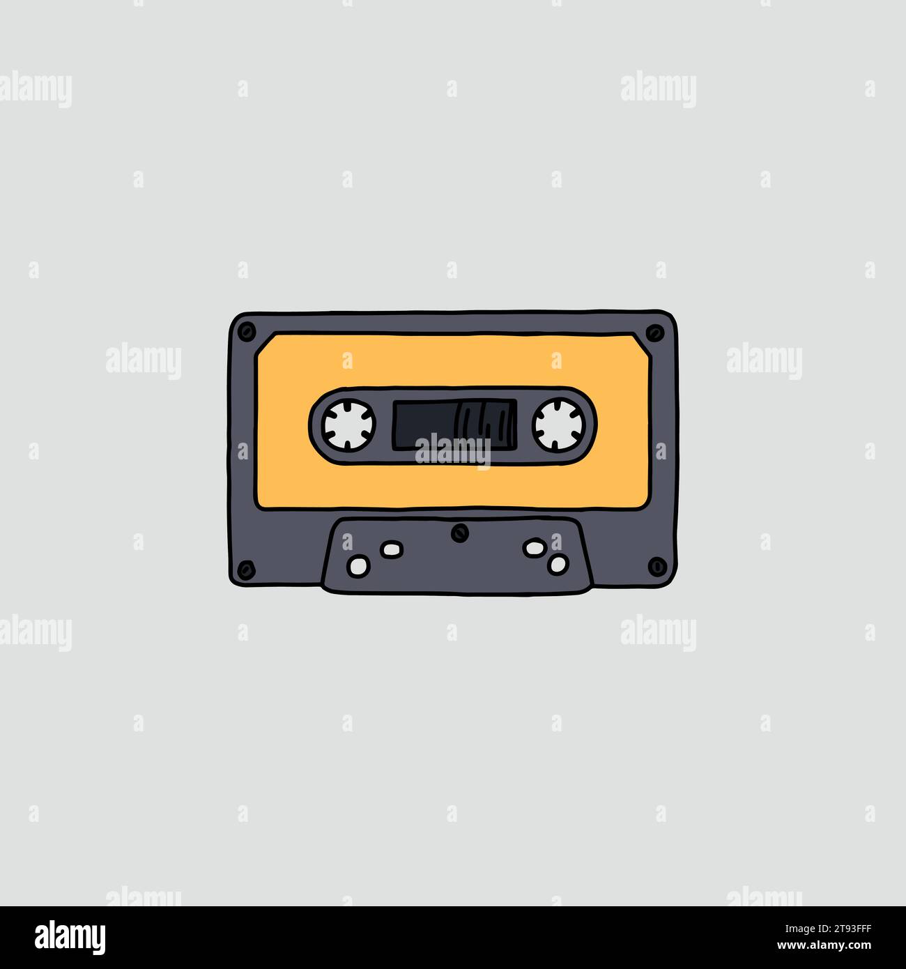 Cassette Tape Icon, Cartoon style Stock Vector Image & Art - Alamy