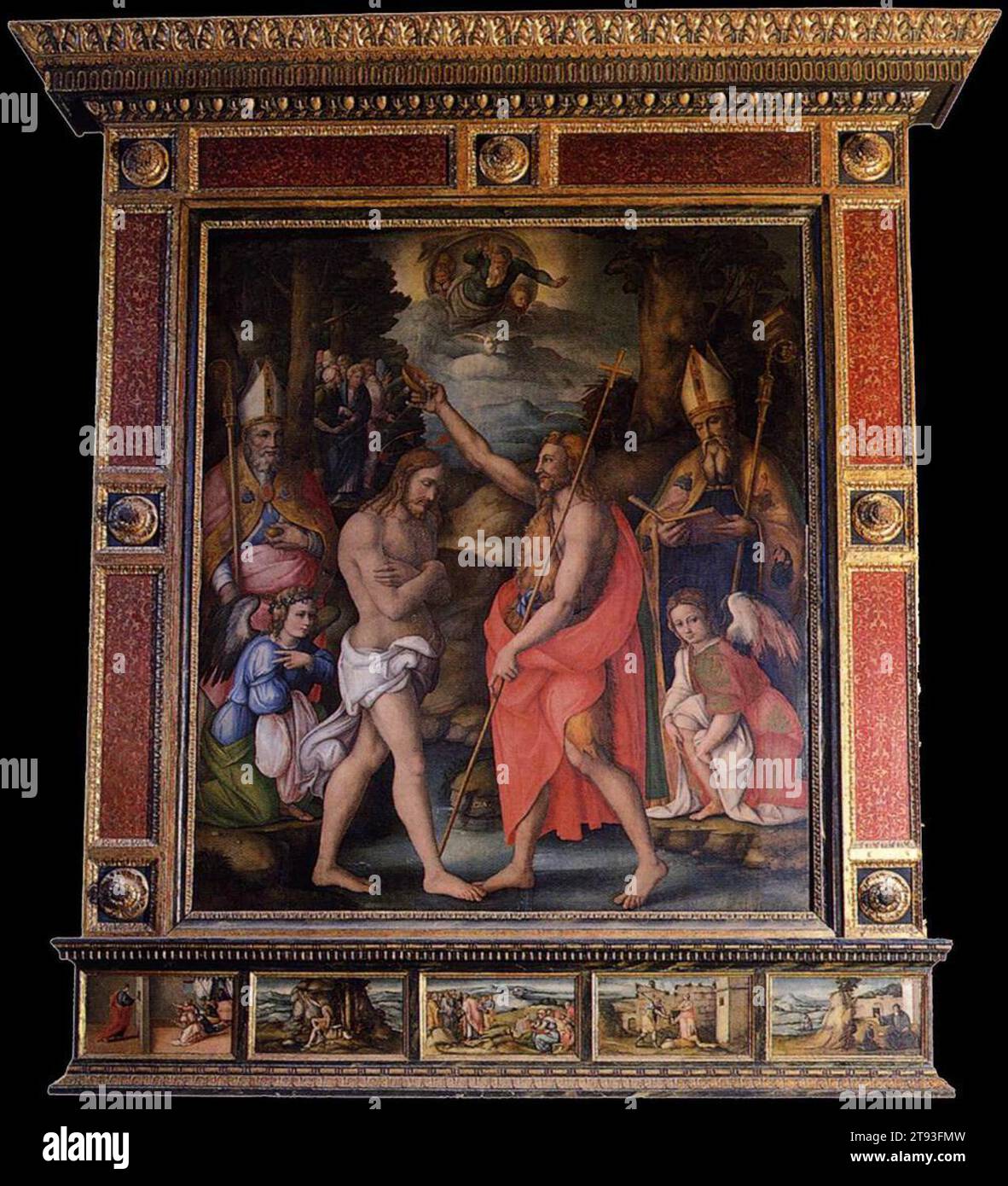 Baptism christ famous painting hi-res stock photography and images - Alamy