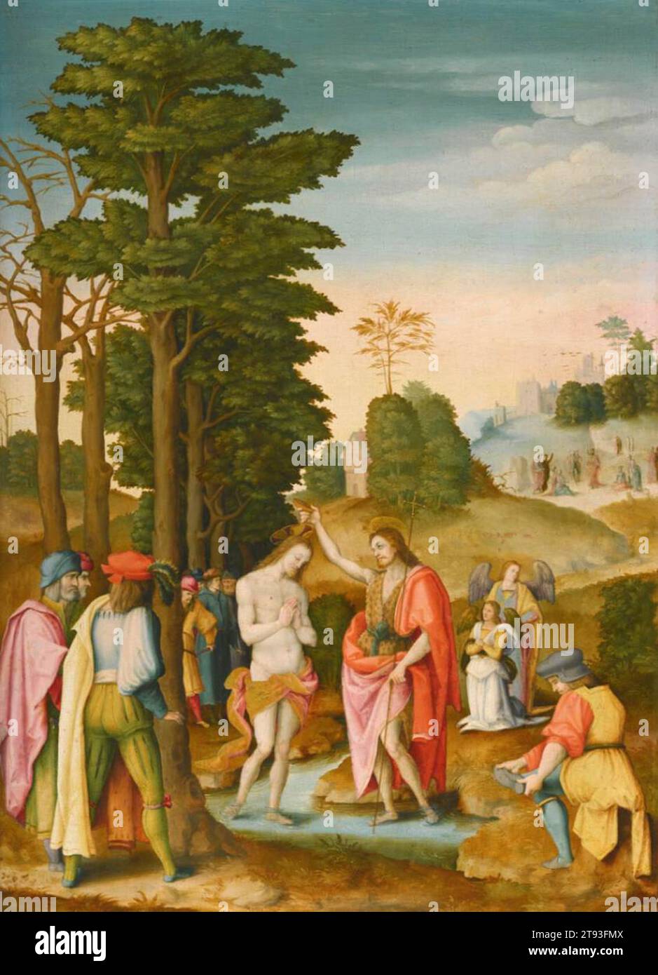 Baptism christ famous painting hi-res stock photography and images - Alamy