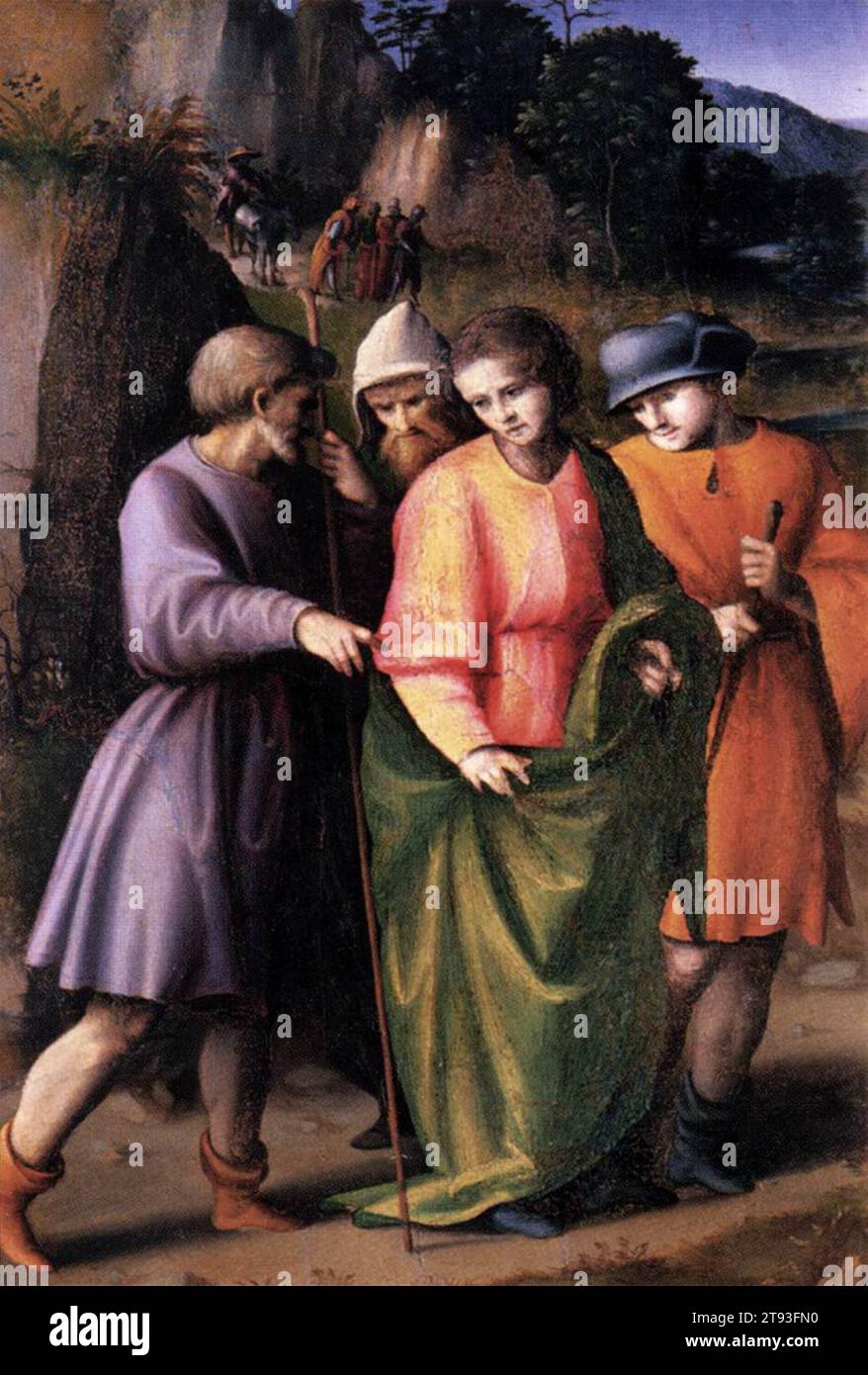 Scenes from the Story of Joseph: Joseph Sold by His Brethren 1515-16 by ...