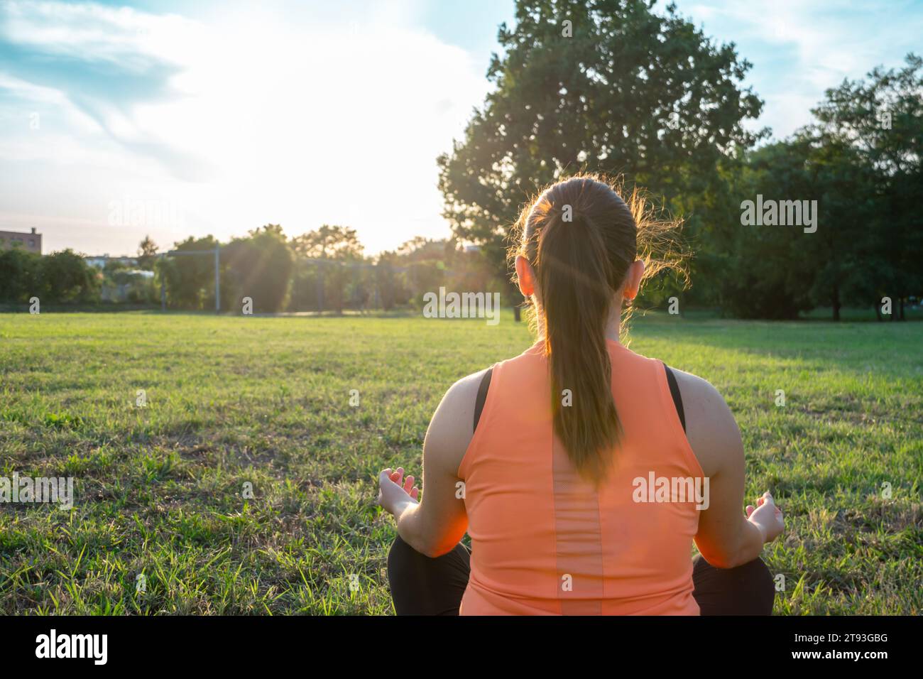 Calm posture hi-res stock photography and images - Alamy