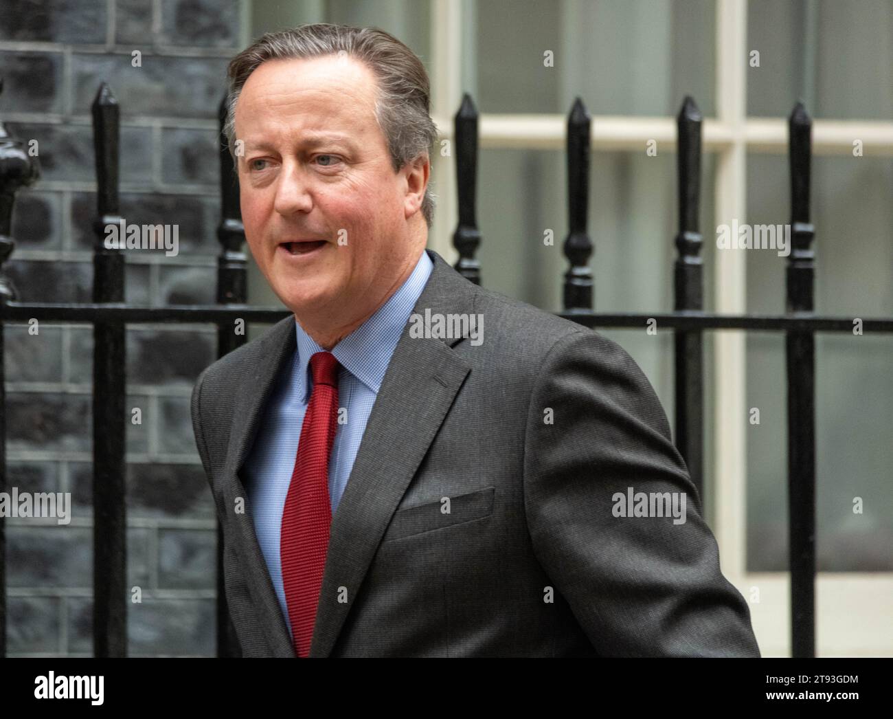 London, UK. 22nd Nov, 2023. David Cameron, Foreign Secretary, at a ...