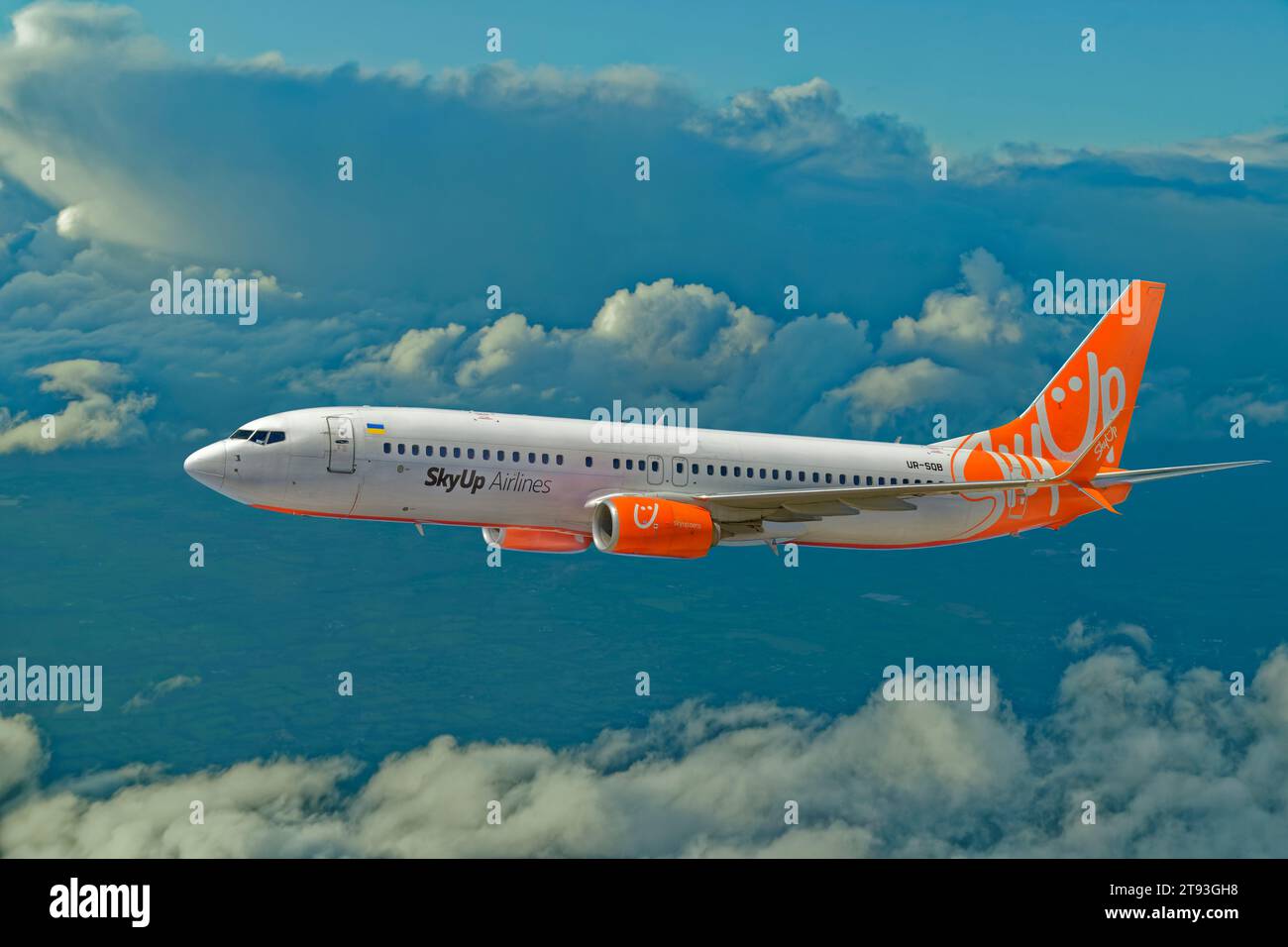 Ukraine airline's SkyUp Boeing 737-800 aircraft UR-SQB Stock Photo - Alamy